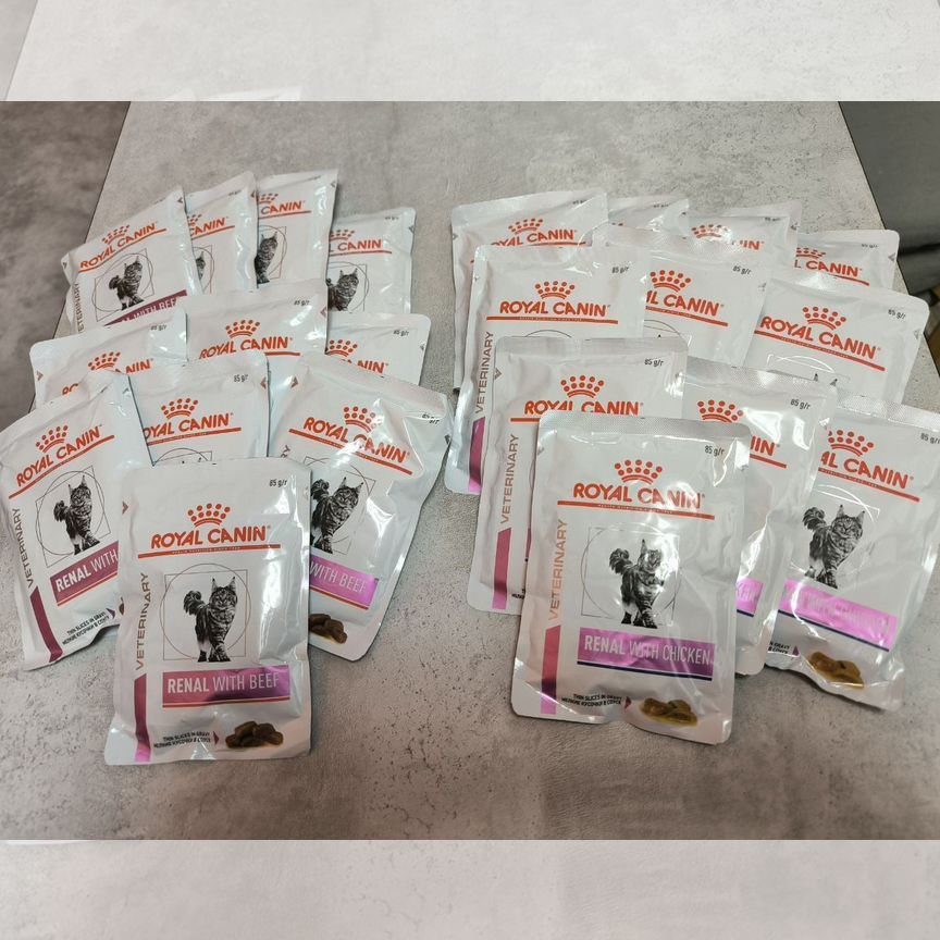 Корм для кошек royal canin renal, влажный